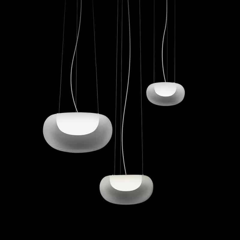 Serpentine Light is an airy suspension lamp made from elaborate twists ...