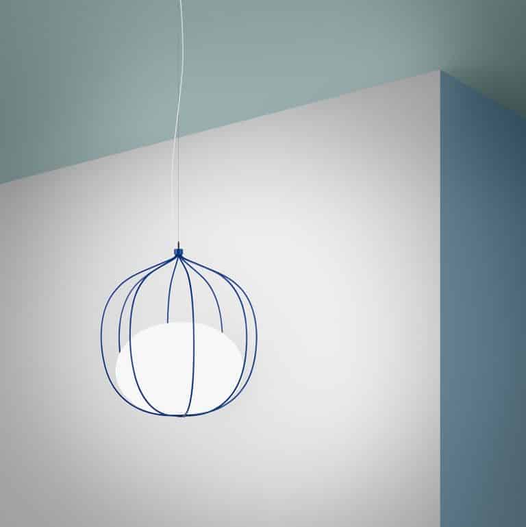 Serpentine Light is an airy suspension lamp made from elaborate twists ...