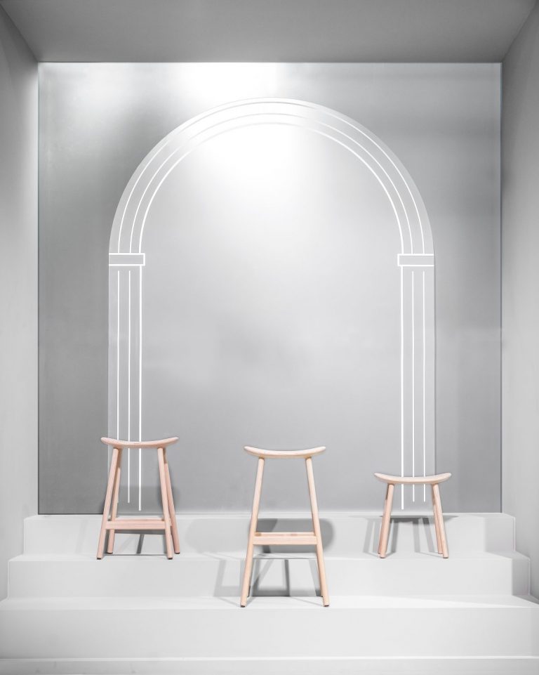 Arc Stool for the Swedish National Museum by Jens Fager ...