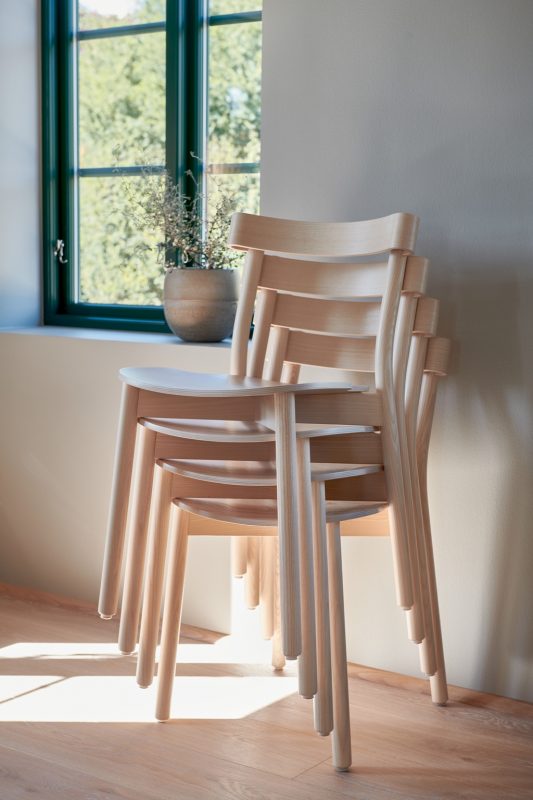 Still Life chair is now available as stackable & dressed versions – Blå ...