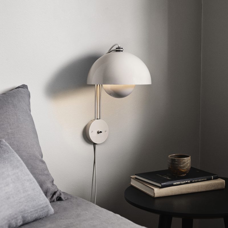 Flowerpot wall lamp by Verner Panton – &Tradition - Scandinaviandesign.com