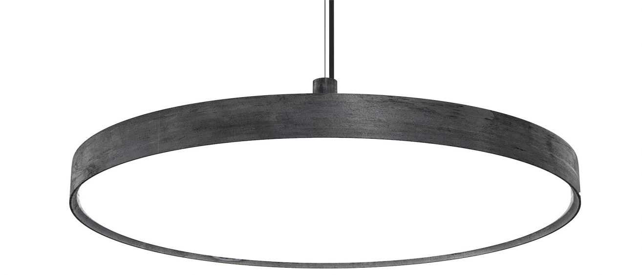 The design is sleek and distinct LP Slim Round Raw – Louis Poulsen ...