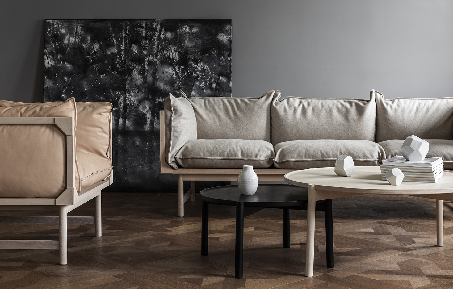 The superb can always be better - Bleck, sofa and easy chair by TAF ...