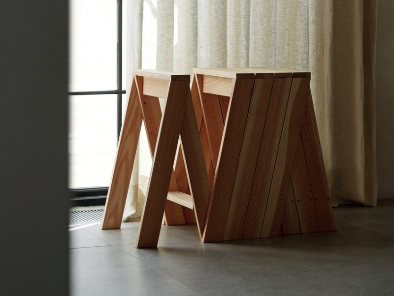 Ishinomaki AA Stool by Torafu Architects – menu - Scandinaviandesign.com