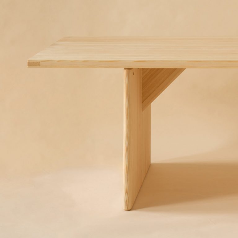 Kolmio Dining Table Made in Finland in slow grown, solid Finnish pine ...