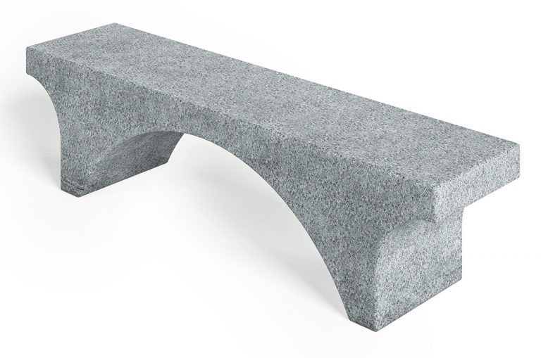 Inspired by Roman viaducts, our new granite bench Via has a strong ...