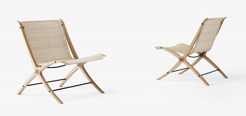 X Lounge Chair by Hvidt & Mølgaard – &Tradition - Scandinaviandesign.com