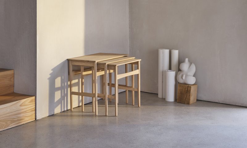 Nesting Tables Hans J. Wegner - Carl Hansen & Son - Scandinaviandesign.com