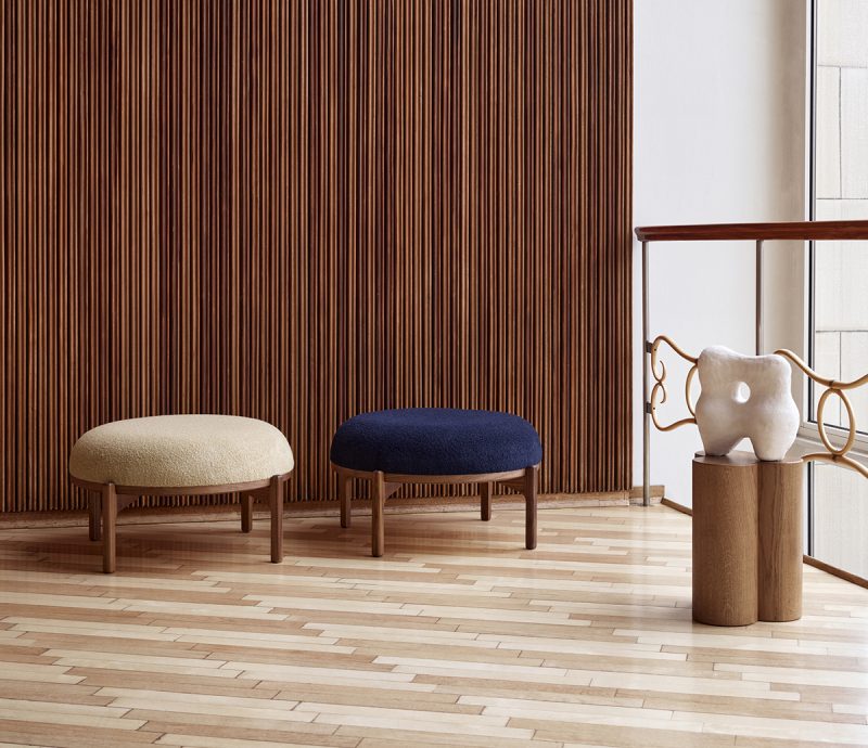 Sideways Footstool by Rikke Frost for Carl Hansen & Søn ...