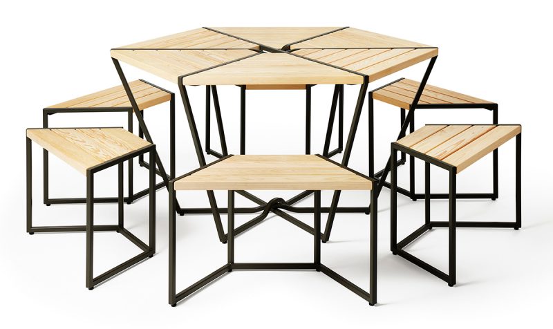 The Hexagon H22 furniture group design by In Praise of Shadows – Nola ...