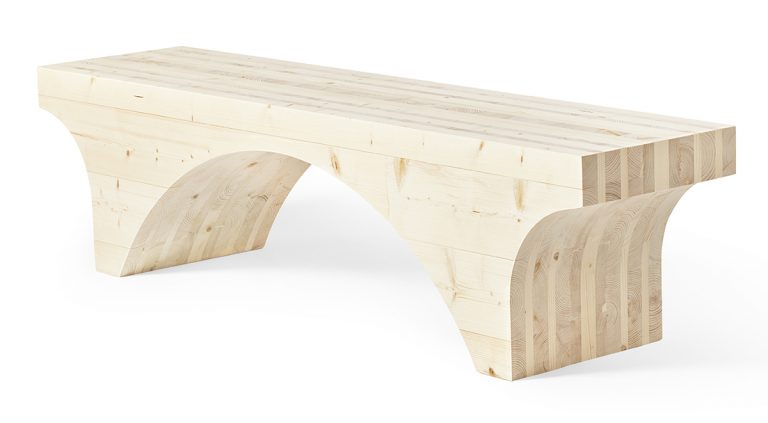 The benches in cross-laminated timber design by Anki Gneib – Nola ...