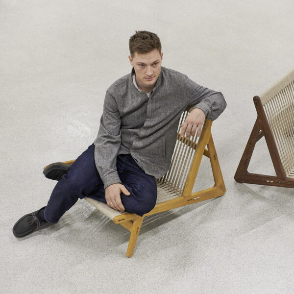 GUBI presents the MR01 Initial Outdoor Lounge Chair by Mathias Steen ...