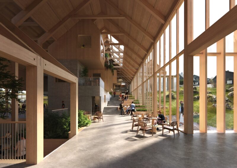 Mass timber and microclimate design excel in Henning Larsen’s winning ...