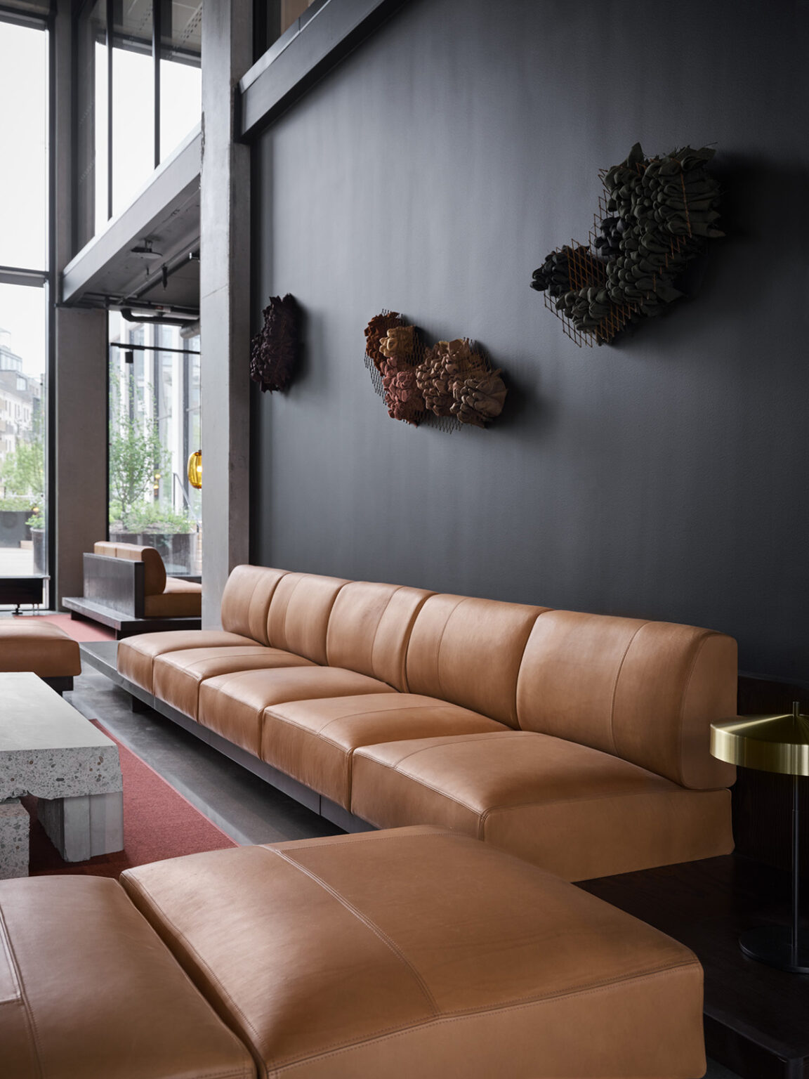 Hyllie Terrace atrium with interior design by Louise Hederström made ...