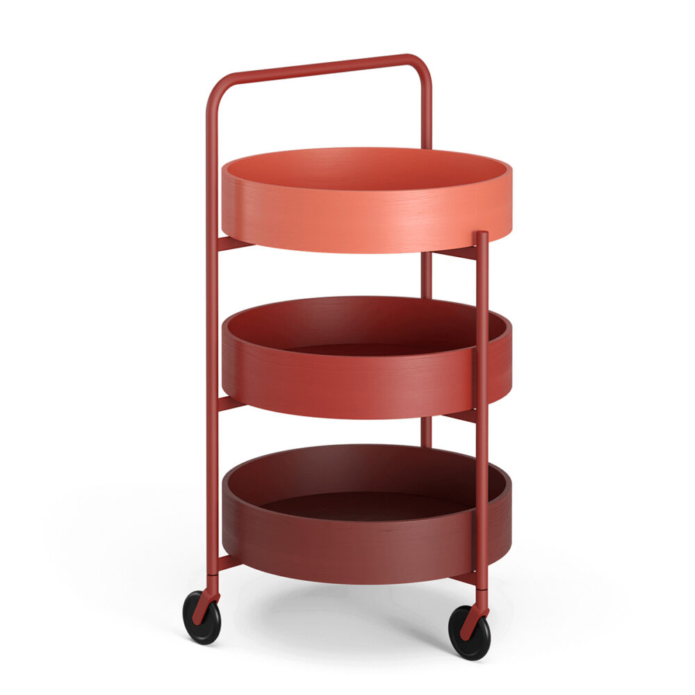 A trolley of flexibility with removable trays design by Stine + Tekla ...