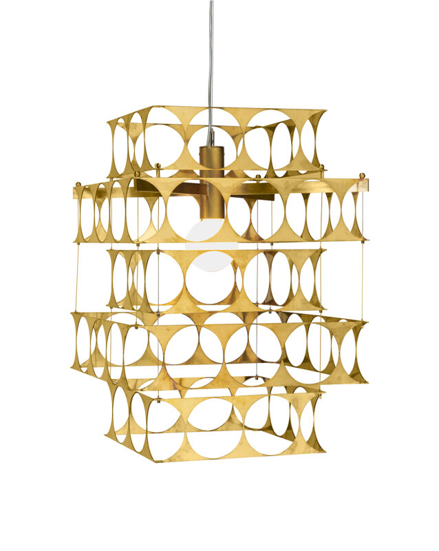 The chandelier Terrace is crafted out of punched waste design by Louise ...