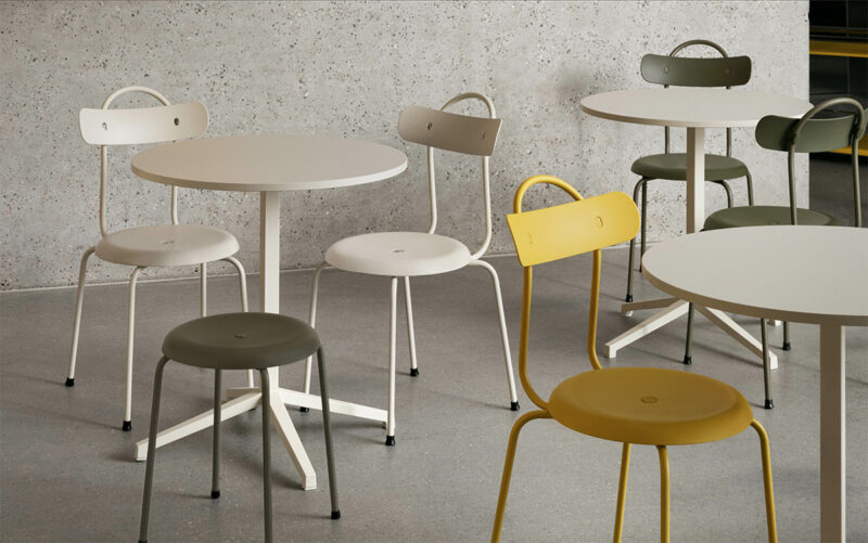 Taburett Plus is a homage to the popular 282 stool created by Lammhults ...