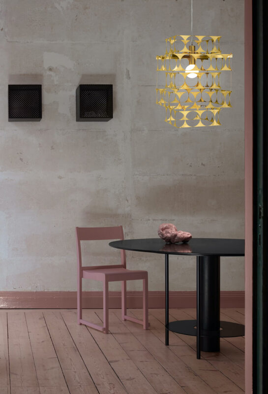 The chandelier Terrace is crafted out of punched waste design by Louise ...