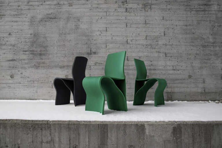 The Kelp Collection is a seating collection made of recycled fishing ...