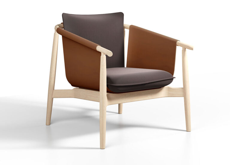 Leeward is a modern but also timeless armchair by Daniel Lavonius ...