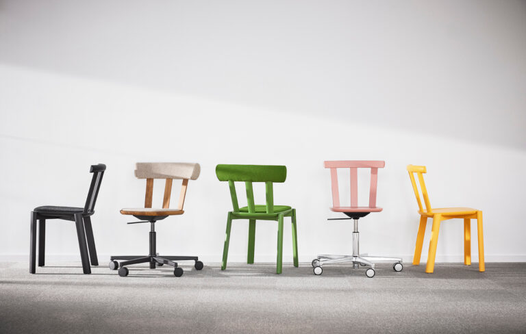 Alt collection: a series of customizable chairs with interchangeable ...