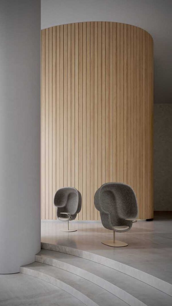 Acoustic Comfort and Privacy in One Hubbe Easy chair by Timo Hoisko ...