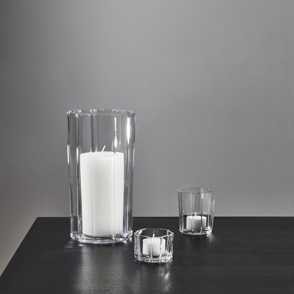 Organic Poetry in Glass: The Reed vase is now joined by two tealight ...