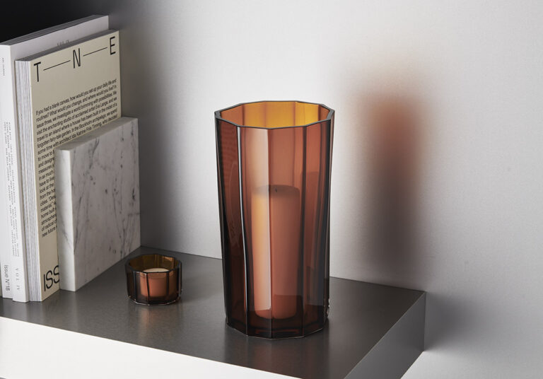 Organic Poetry in Glass: The Reed vase is now joined by two tealight ...