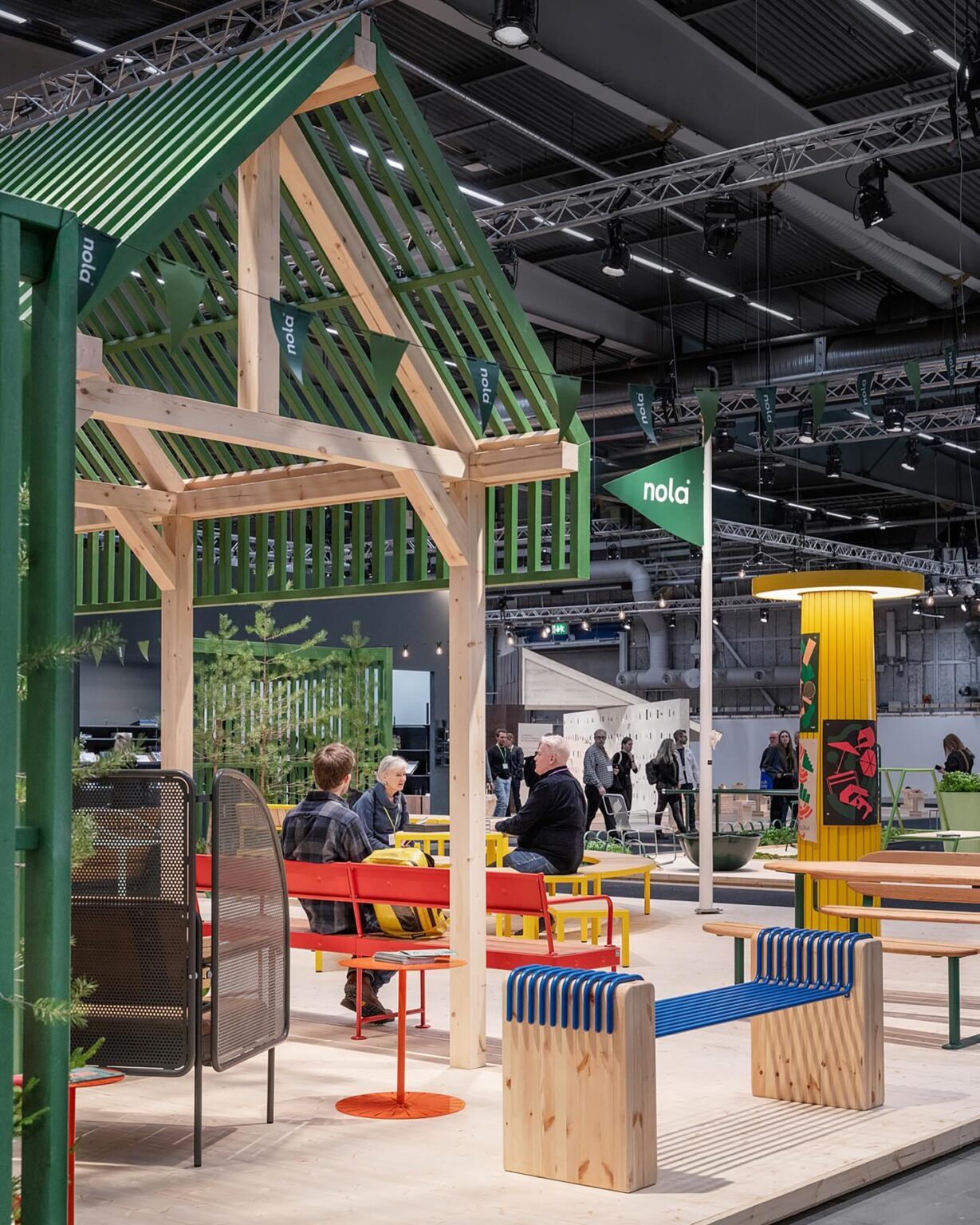 The benches in cross-laminated timber design by Anki Gneib – Nola ...
