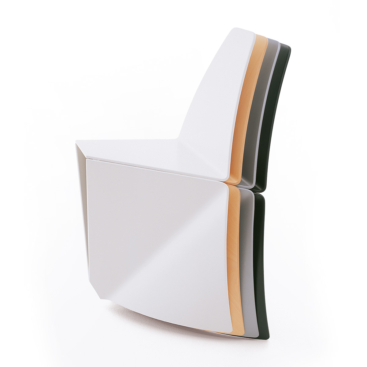 Origami-Inspired tri Chair by Peter Karpf for iform ...